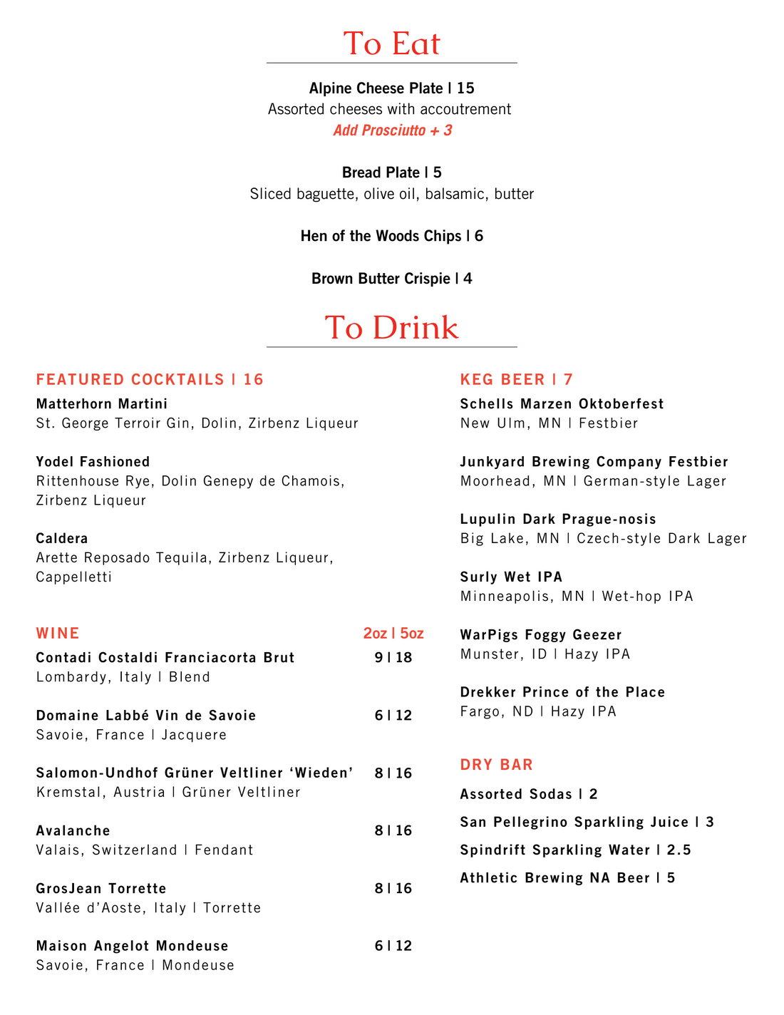 Alpine Wine Bar Pop-Up | November 8th | 5-8pm – France 44 Gifts & Classes